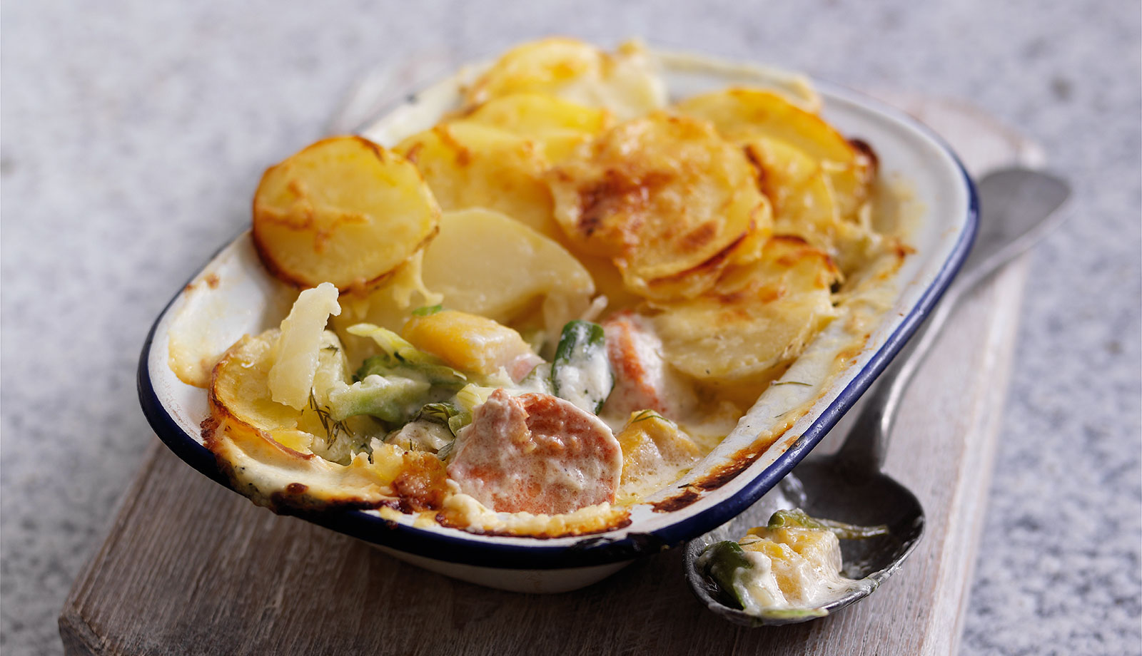 Wild Alaska Salmon and Smoked Pollock Fish Pie